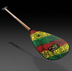Viper Va'a Steerers Fusion Printed Paddle | KRT Australia