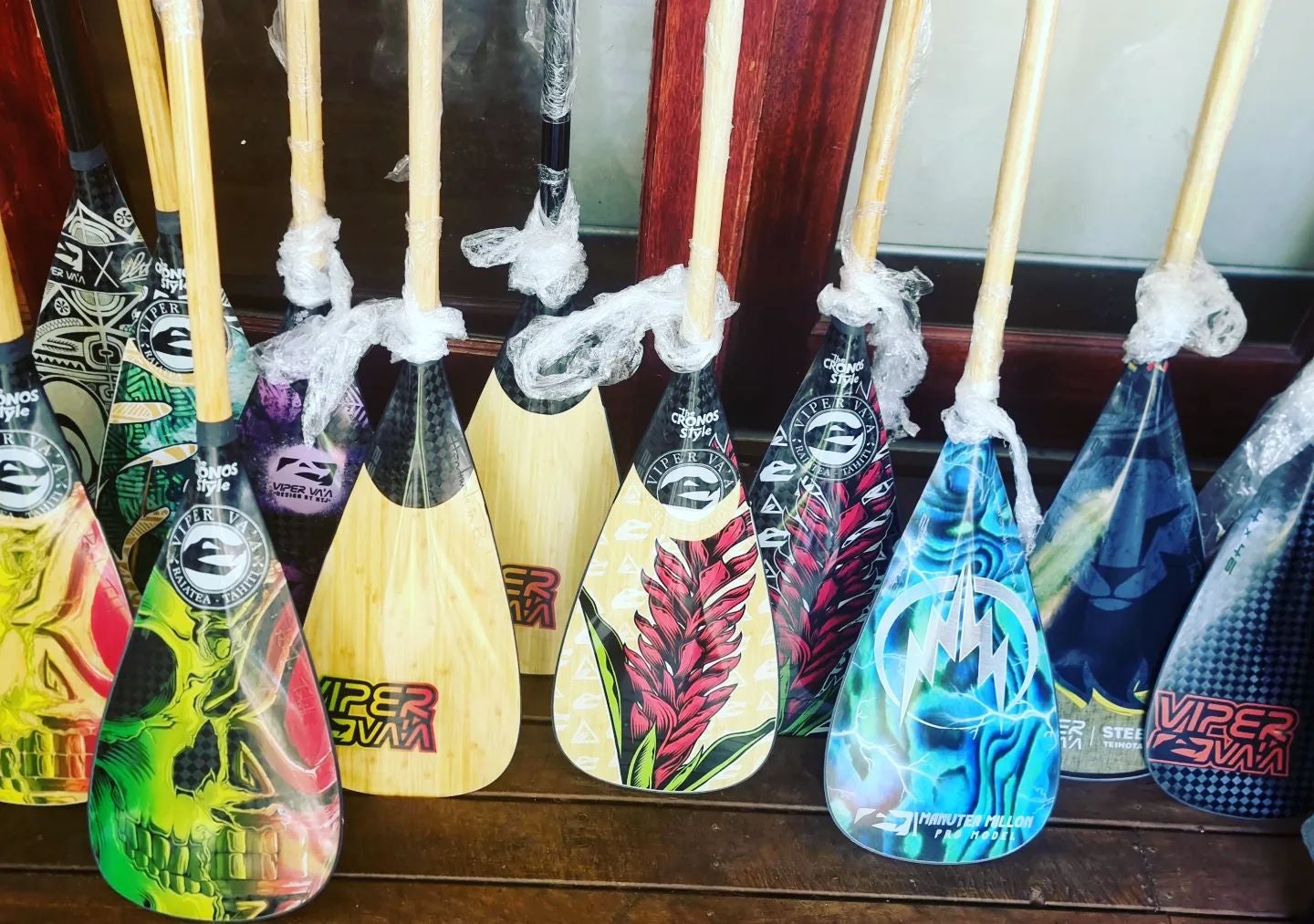 Viper Va'a Bamboo Paddle | KRT Australia